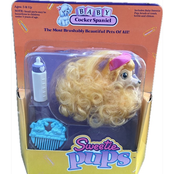 Hasbro | Toys | Vintage 989 Hasbro Sweetie Pups Baby Cocker Spaniel New ...